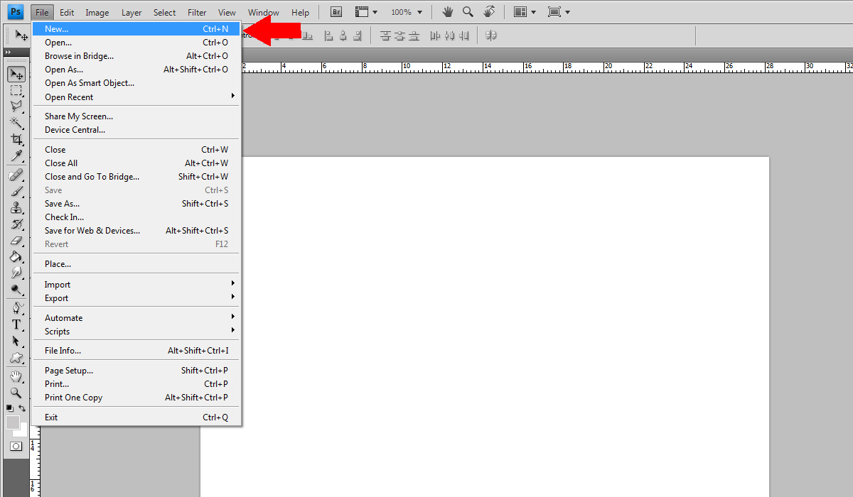 رسم دایره در نرم افزار فوتوشاپ با دستور ellipse tools - آموزش نرم افزارها