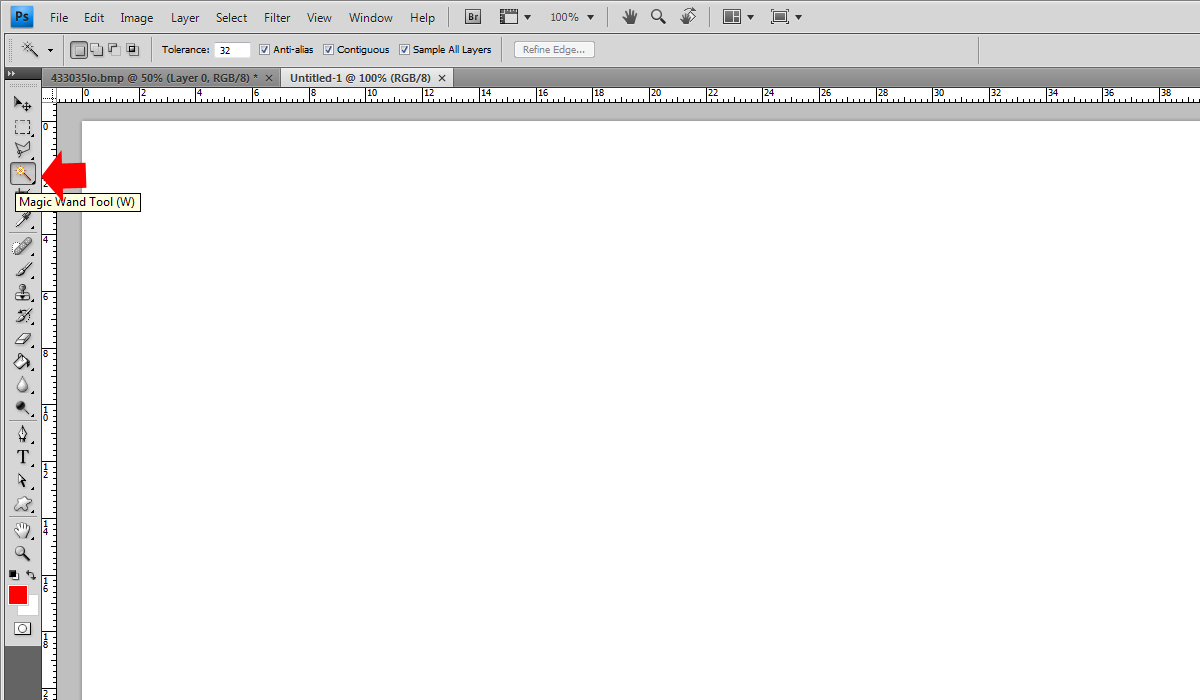 ابزار magic wand tools - آموزش نرم افزارها