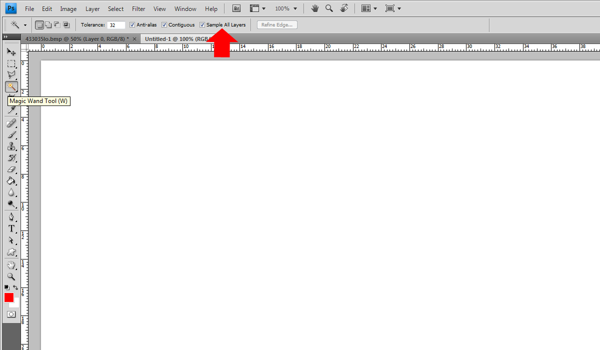 ابزار magic wand tools - آموزش نرم افزارها